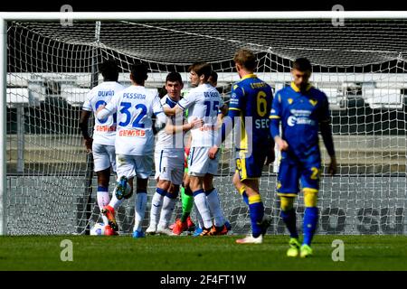 Ruslan Malinovskyi of Atalanta BC celebrates after scoring first goal ...
