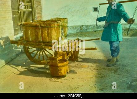 Old Wooden Cart Frame Stands On An Istrian Meadow Stock Photo - Alamy