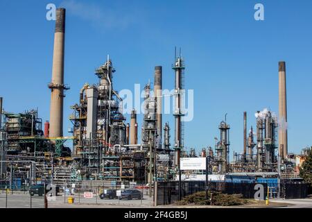 Oil Refinery, Sarnia, Ontario, Canada Stock Photo - Alamy