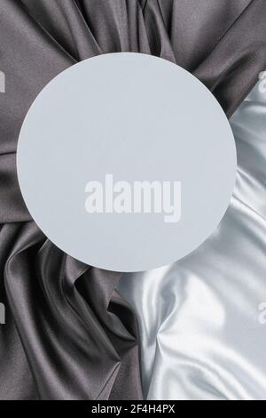 Abstract Grey Satin Drapes Background Stock Photo - Alamy
