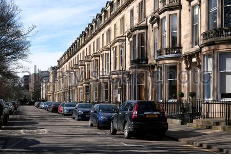 Learmonth Terrace, Edinburgh New Town Streets, upmarket housing ...