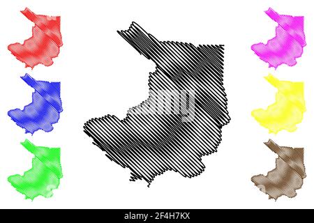 Central Equatoria state (States of South Sudan, Equatoria Region) map ...