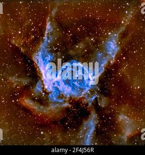 Thor's Helmet Nebula NGC2359 Stock Photo - Alamy