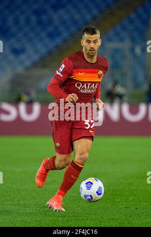 Leonardo Spinazzola of SSC Napoli seen in action during Serie A 2025/26 ...