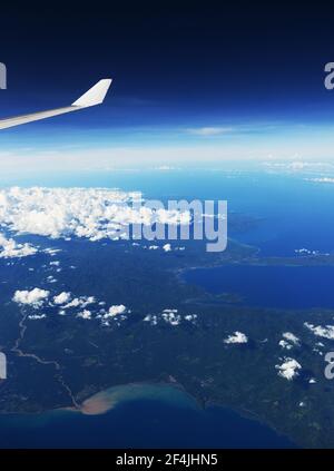 Flying over coastal Queensland, Australia Stock Photo - Alamy