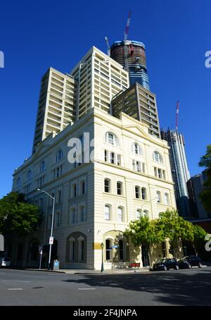 Old and new architecture in Brisbane city Australia Stock Photo - Alamy