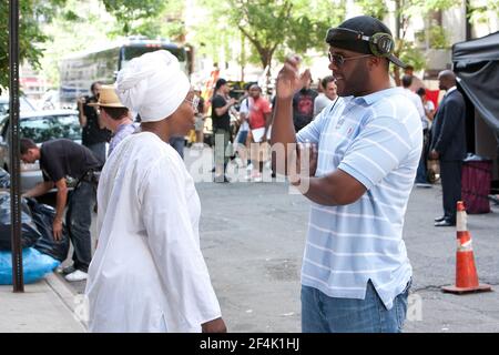 Tyler Perry on the set of 'For Colored Girls Who Have Considered ...