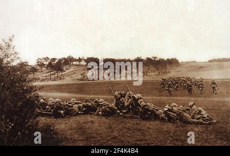German World War One respirators and carrying tin on display in the ...