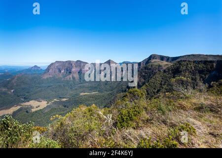 Scenic Serra Geral mountain range in Santa Catarina, Brazil Stock Photo ...