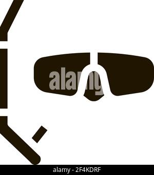 Tube for diving icon, black monochrome style Stock Vector Image & Art ...