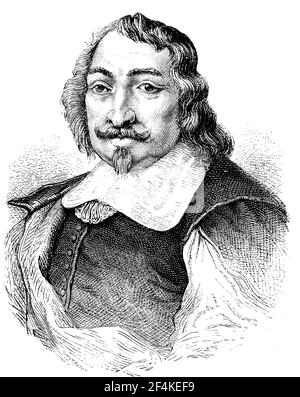 French explorer Samuel de Champlain and his map of the Gulf of St ...