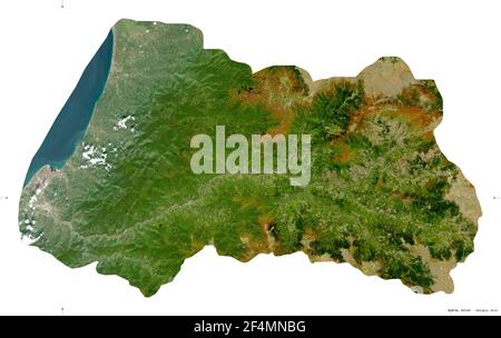 Ajaria, autonomous republic of Georgia. High resolution satellite map ...