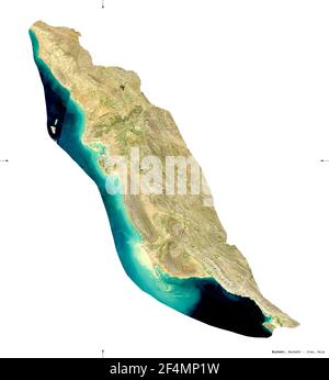 Bushehr, province of Iran. High resolution satellite map Stock Photo ...
