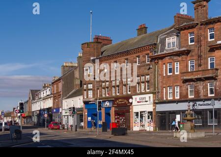 Ayr High Street and town Centre was once a busy shopping centre ...
