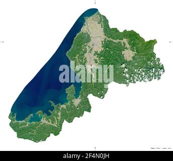 Fukui, prefecture of Japan. High resolution satellite map Stock Photo ...
