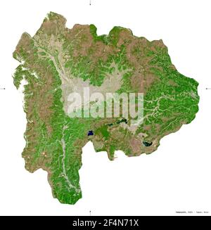Yamanashi, prefecture of Japan. High resolution satellite map ...