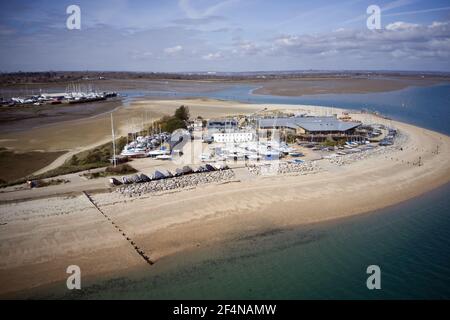 Aerial view of Hayling Island Sailing Club Hayling Island Hampshire ...