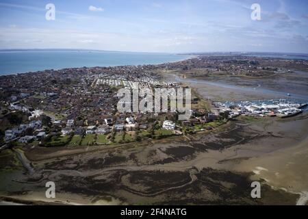 Aerial view of Hayling Island Sailing Club Hayling Island Hampshire ...