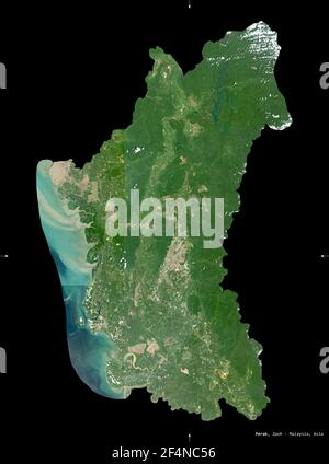 Perak, state of Malaysia. High resolution satellite map Stock Photo - Alamy