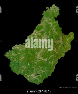 Chagang-do, province of North Korea. High resolution satellite map ...