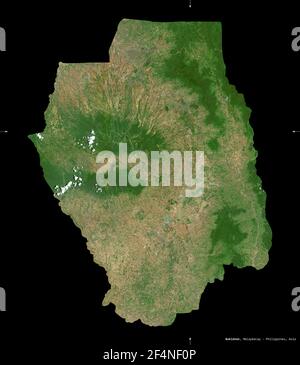 Bukidnon, province of Philippines. High resolution satellite map ...