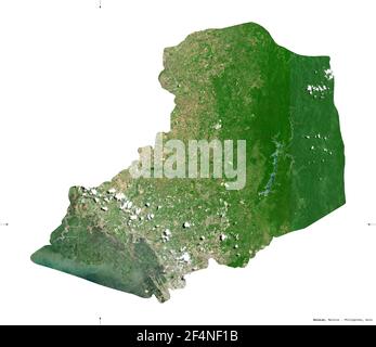 Bulacan, province of Philippines. High resolution satellite map ...