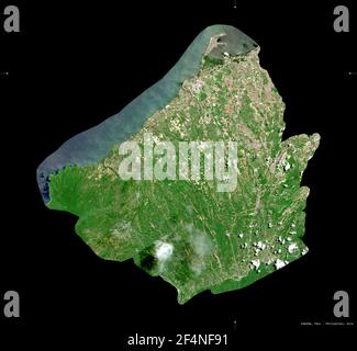 Cavite, province of Philippines. High resolution satellite map ...