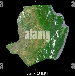 Isabela, province of Philippines. High resolution satellite map ...