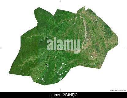 Kalinga, province of Philippines. High resolution satellite map Stock ...