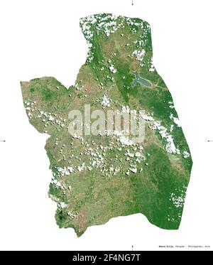 Nueva Ecija, province of Philippines. High resolution satellite map ...