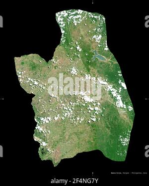 Nueva Ecija, province of Philippines. High resolution satellite map ...