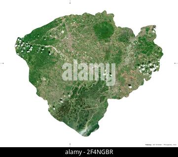 Pampanga, province of Philippines. High resolution satellite map ...