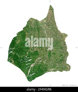 Tarlac, province of Philippines. High resolution satellite map ...