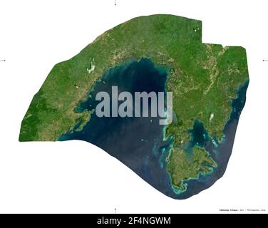 Zamboanga Sibugay, province of Philippines. High resolution satellite ...