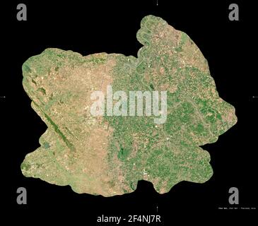 Chai Nat, province of Thailand. High resolution satellite map Stock ...