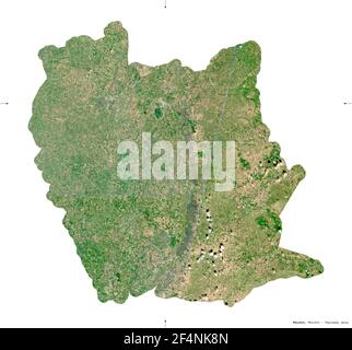 Phichit, province of Thailand. High resolution satellite map Stock ...