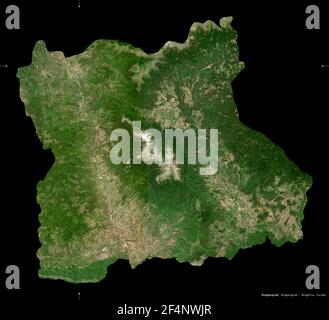 Blagoevgrad, province of Bulgaria. High resolution satellite map ...