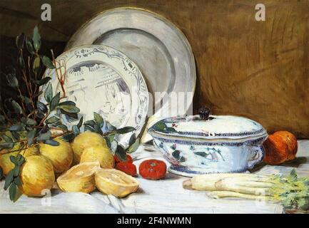 Julian Alden Weir - Still Life 1905 Stock Photo - Alamy