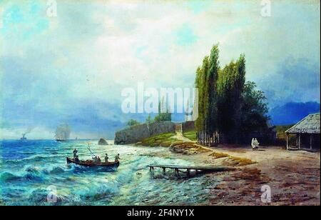 Landscape 1871 by Lev Lagorio Stock Photo - Alamy
