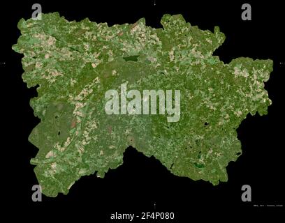 Voru, county of Estonia. High resolution satellite map Stock Photo - Alamy