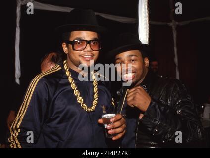 Darryl McDaniels of Run-DMC 1986 Credit: Ralph Dominguez/MediaPunch ...