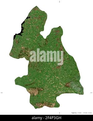 Tipperary, county of Ireland. High resolution satellite map Stock Photo ...