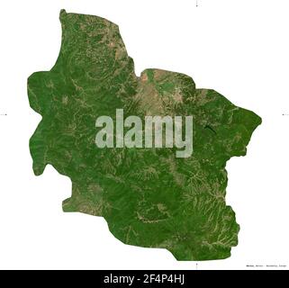 Berovo, municipality of Macedonia. High resolution satellite map ...