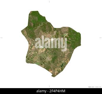 Bogdanci, municipality of Macedonia. High resolution satellite map ...