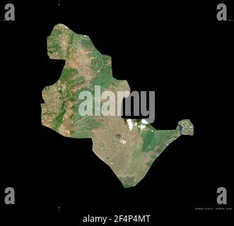 Brvenica, municipality of Macedonia. High resolution satellite map ...