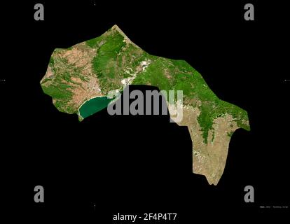 Debar, municipality of Macedonia. High resolution satellite map Stock ...