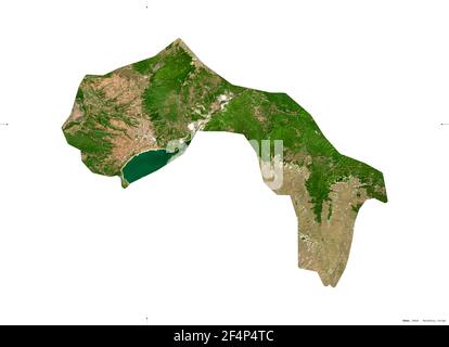 Debar, municipality of Macedonia. High resolution satellite map Stock ...