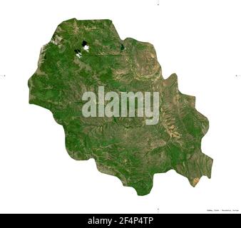 Caska, municipality of Macedonia. High resolution satellite map Stock ...