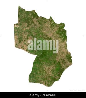 Delcevo, municipality of Macedonia. High resolution satellite map Stock ...