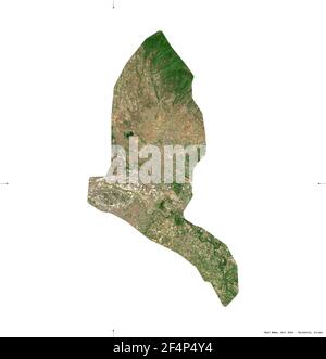 Gazi Baba, municipality of Macedonia. High resolution satellite map ...